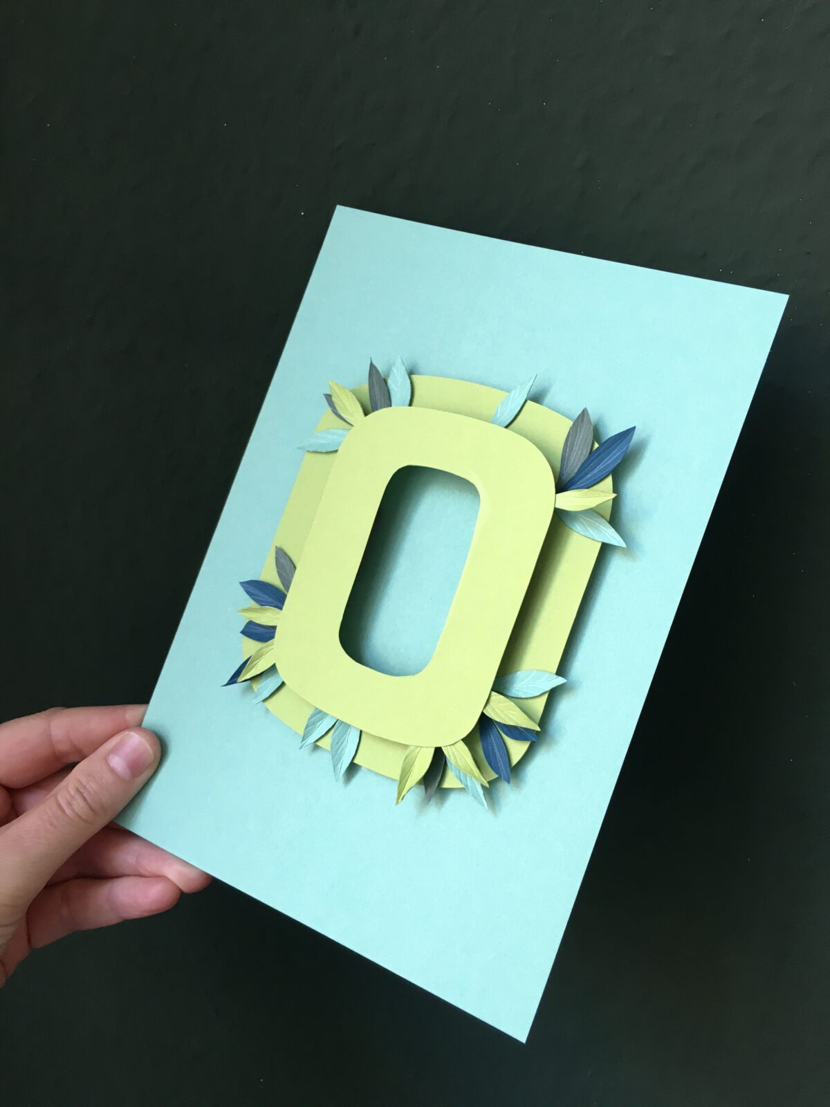 PAPER ART LETTERS – SILKE JAWORR