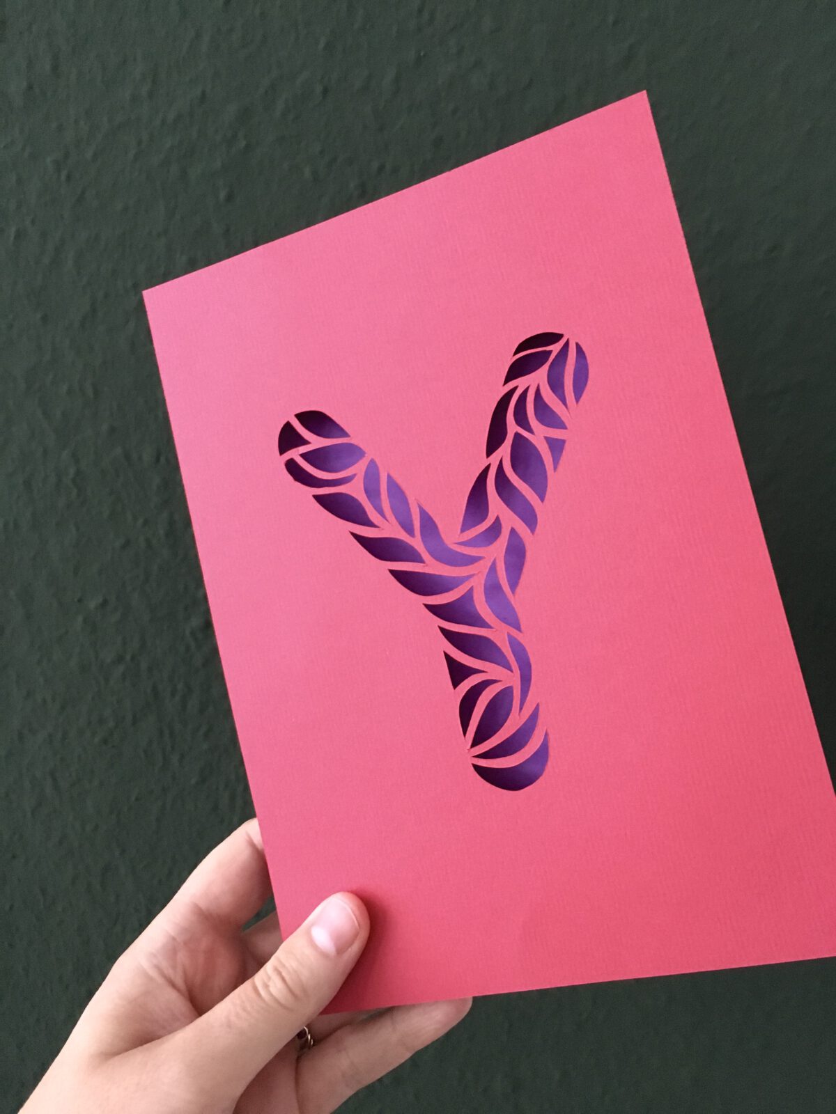 PAPER ART LETTERS – SILKE JAWORR